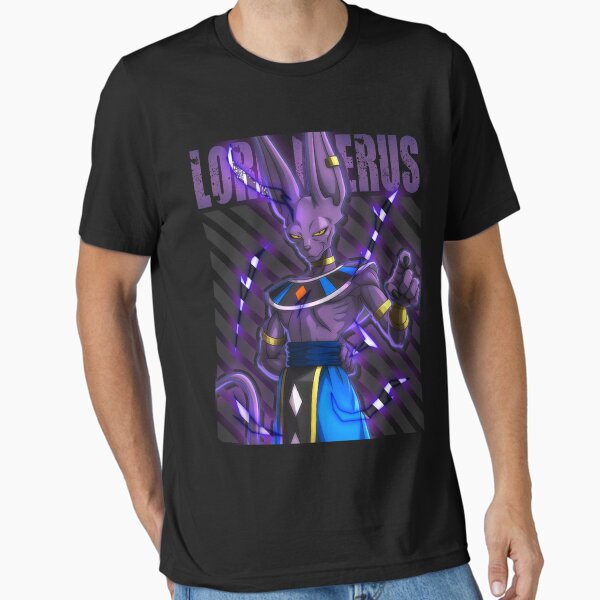 "Dragon Ball | Lord Beerus Fan art by Genjitsu-Art" Essential T-Shirt ...
