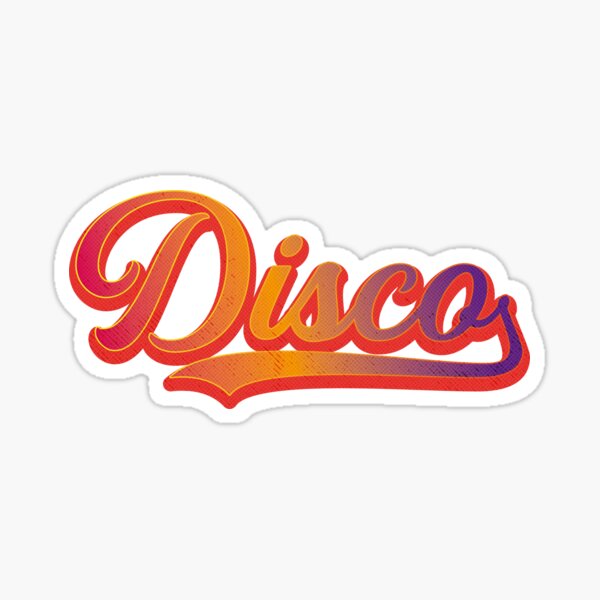 "music disco" Sticker for Sale by SpilloDesign | Redbubble
