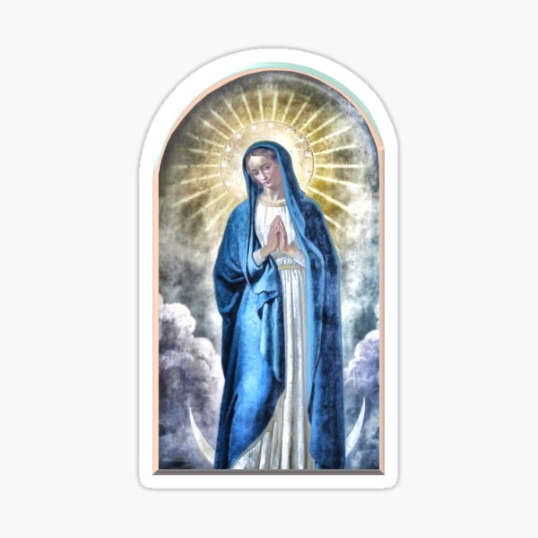 "Virgin Mary" Sticker for Sale by johns-stickerss | Redbubble