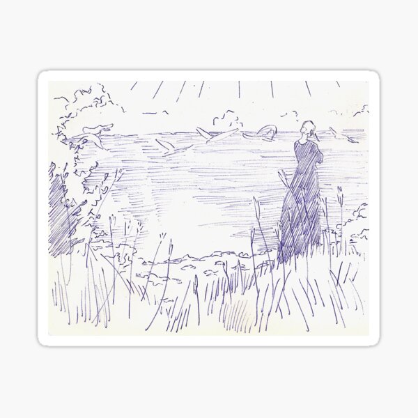"p&p : part one" Sticker for Sale by phoires | Redbubble