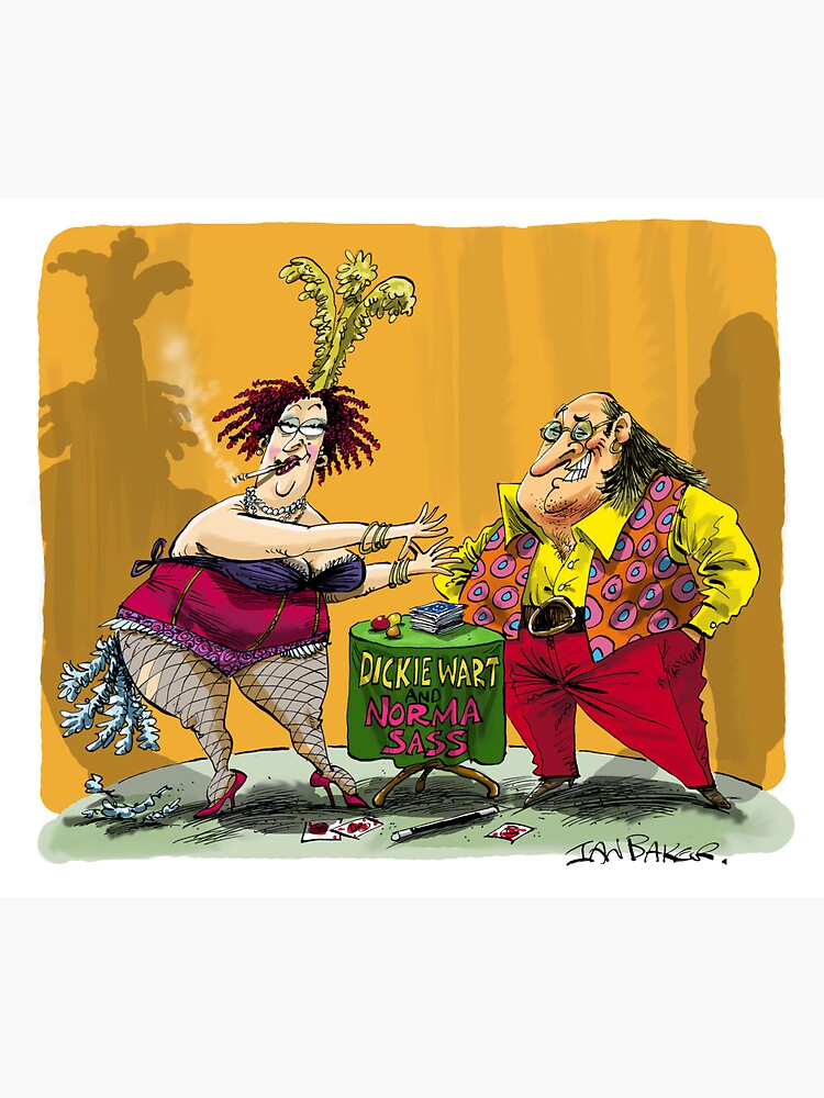 "Norma Sass" Sticker for Sale by IanBakerToons | Redbubble