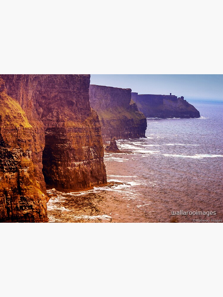 "Cliffs of Moher 1" Sticker for Sale by wallarooimages | Redbubble