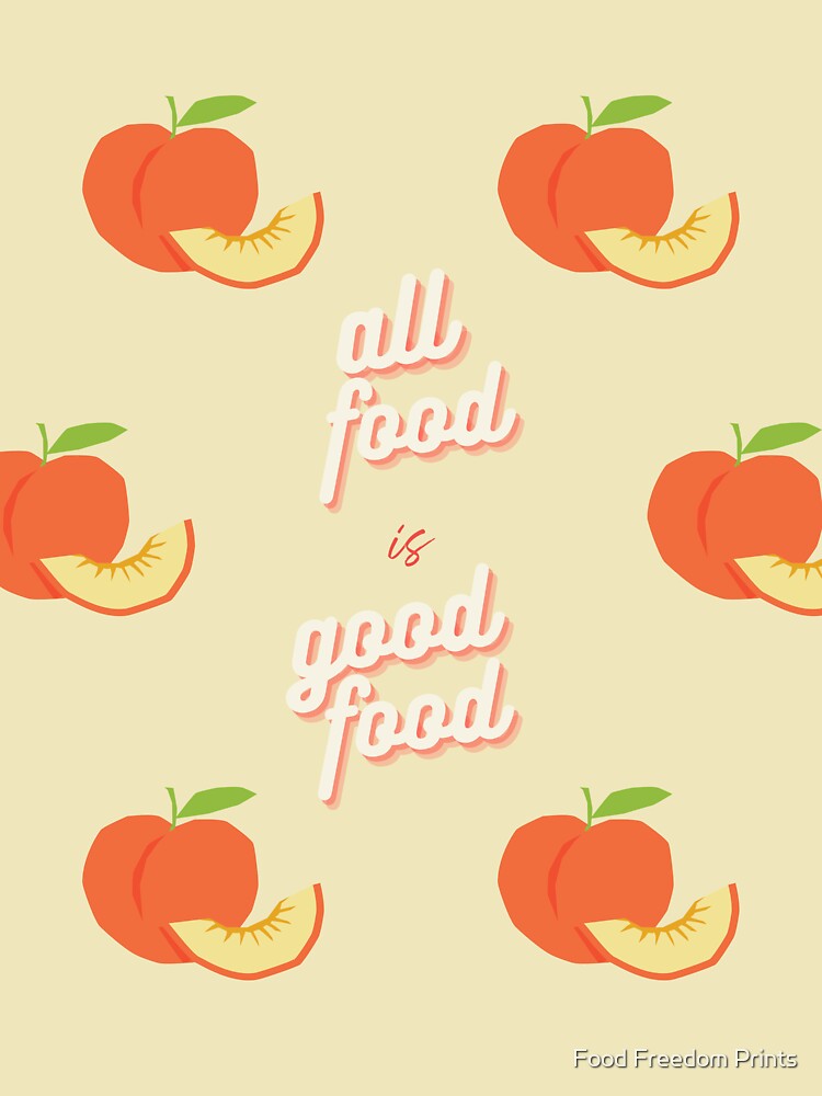 "All Food is Good Food" Sticker for Sale by danielakv | Redbubble