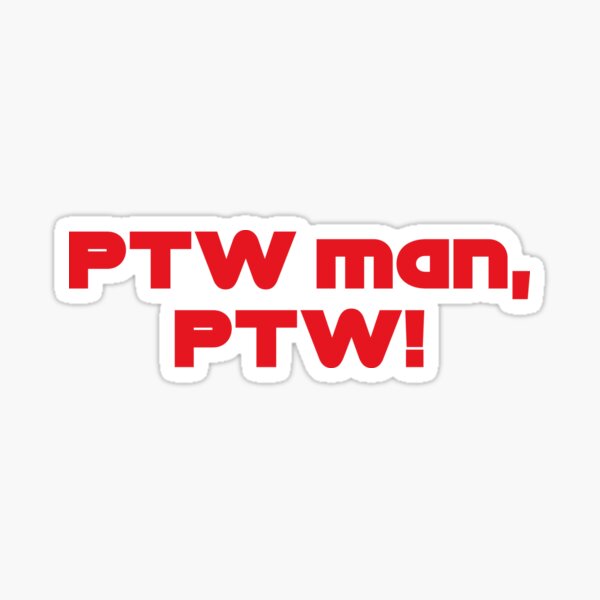 "MSC. PTW Man - Best Team Radio Austria GP 2022 (Red)" Sticker for Sale ...