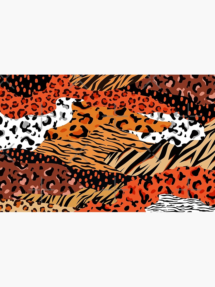 "animal patterns mix" Poster for Sale by AsKartongs | Redbubble