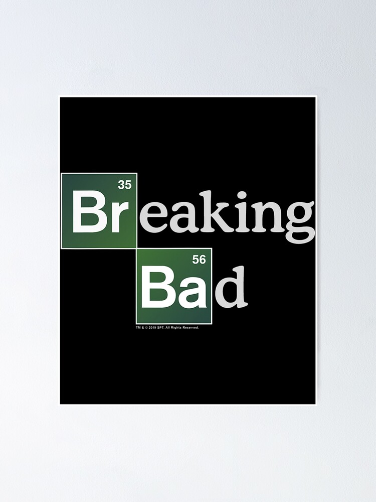 "Breaking Bad Periodic Square Logo" Poster for Sale by dentalautomaton ...