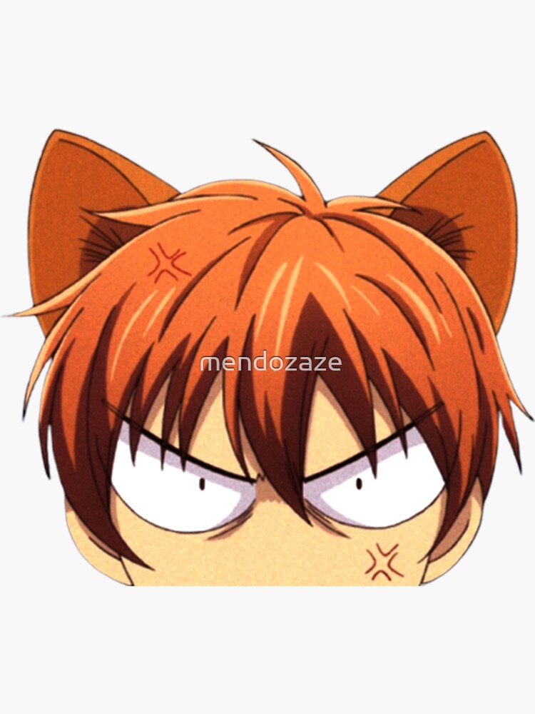"Kyo Sohma Anime Peeker #2" Sticker for Sale by mendozaze | Redbubble