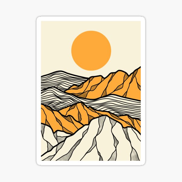 "Ridge" Sticker for Sale by fitral | Redbubble