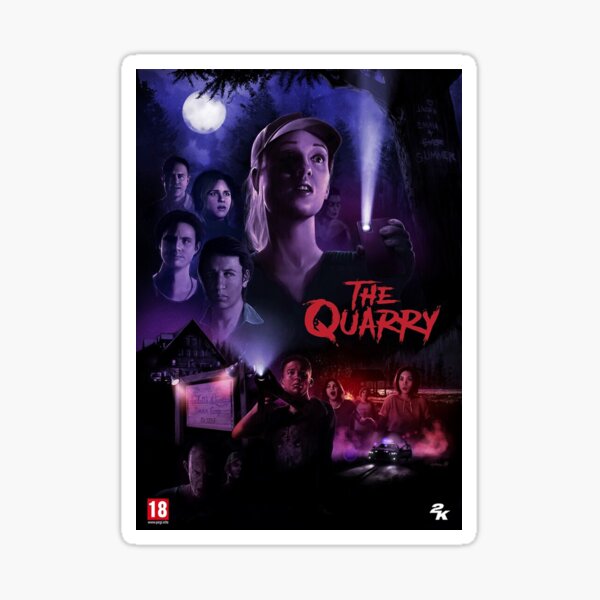 "The Quarry Game Poster" Sticker for Sale by arthurwhitee | Redbubble