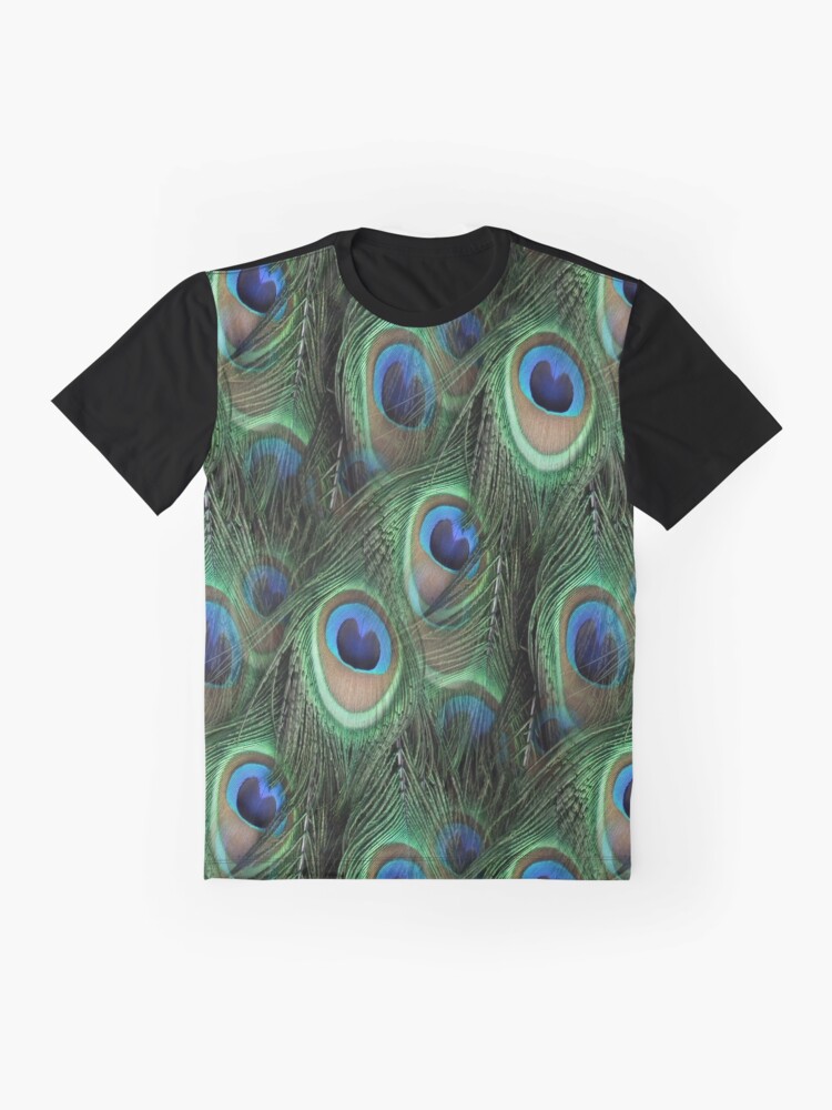 "Peacock Feathers (pattern)" T-shirt for Sale by Yampimon | Redbubble ...