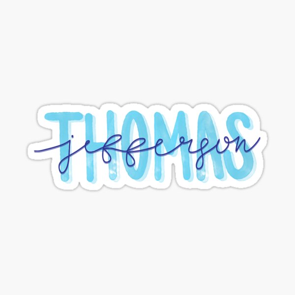 "Watercolor Thomas Jefferson University Logo" Sticker for Sale by ...