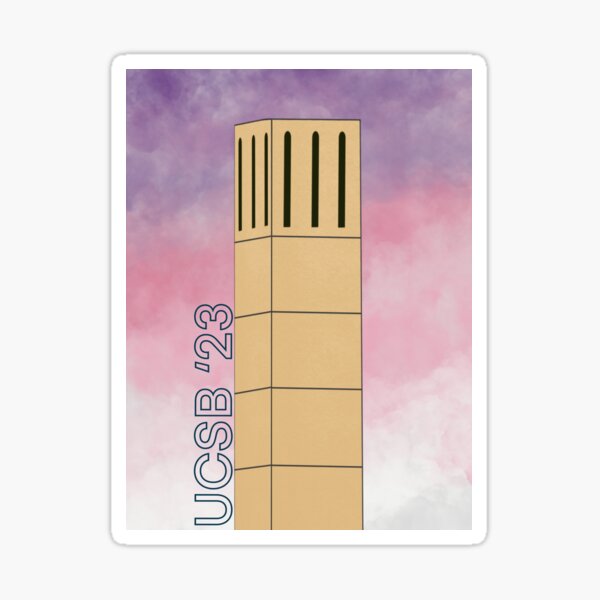 "UCSB 2023" Sticker for Sale by emyyo200 | Redbubble