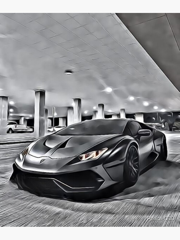 "Lamborgini Aventador black" Sticker for Sale by Perica-030 | Redbubble
