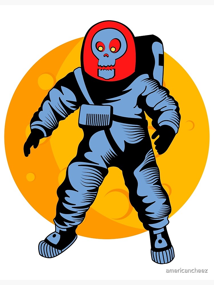"Outer Space Villain" Poster for Sale by americancheez | Redbubble
