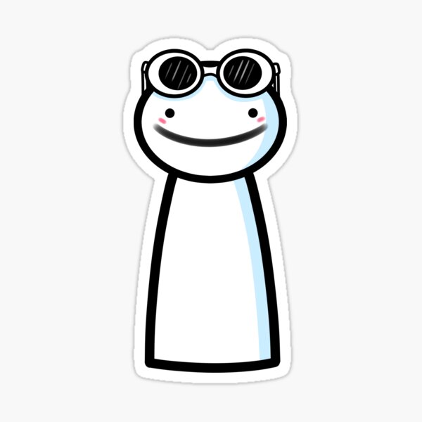 "Dream blob with gnf glasses " Sticker for Sale by Vixydraws | Redbubble