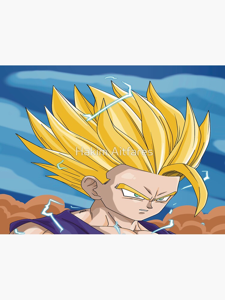 "Gohan ssj2" Sticker for Sale by Hakim-fares | Redbubble