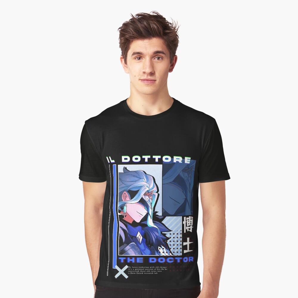 "Genshin Impact Dottore" Essential T-Shirt for Sale by Omagatoki ...