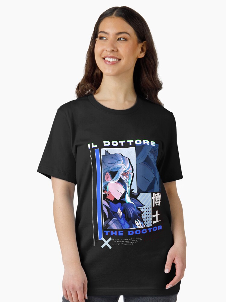 "Genshin Impact Dottore" Essential T-Shirt for Sale by Omagatoki ...
