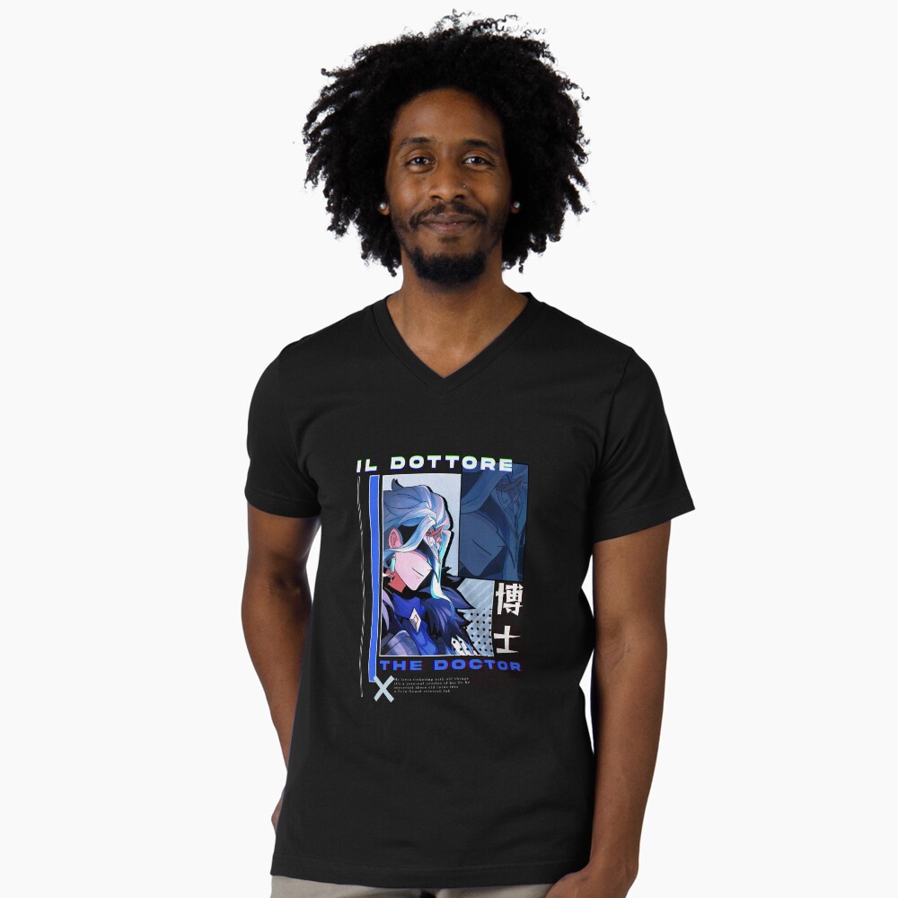 "Genshin Impact Dottore" Essential T-Shirt for Sale by Omagatoki ...