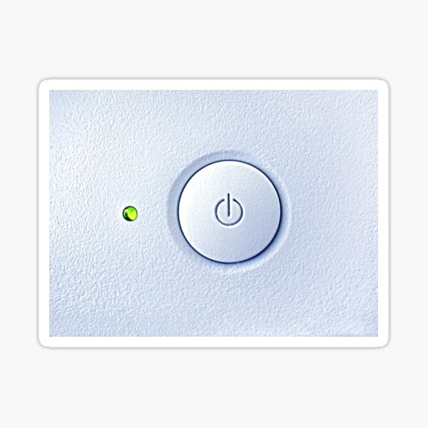 "Off button" Sticker for Sale by ernesw | Redbubble