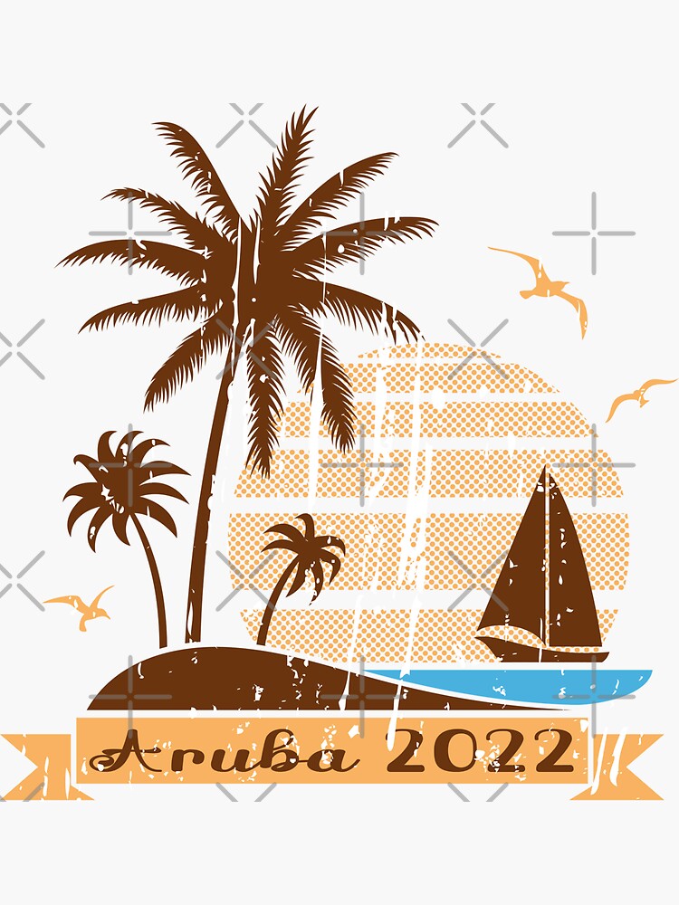 "Aruba 2022 " Sticker for Sale by ReDBaDSHOP | Redbubble