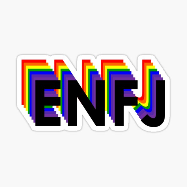 "ENFJ " Sticker for Sale by valeng03 | Redbubble