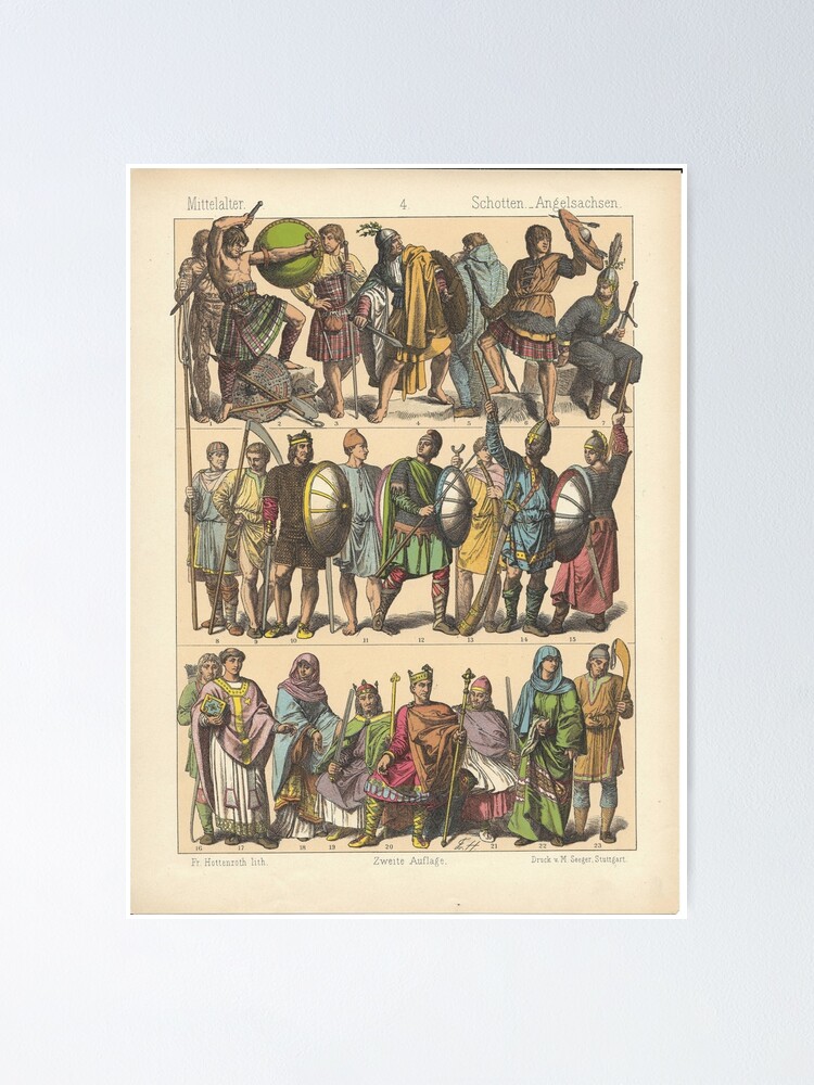 "The Scottish and the Anglo-Saxons" Poster for Sale by Cult45one ...