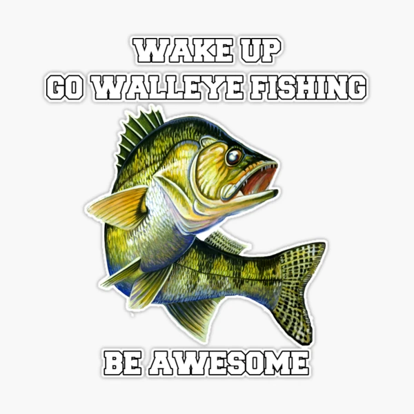Adesivo Walleye Adesivo Lucioperca