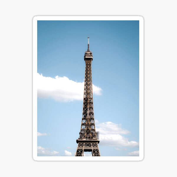 "Paris Eiffel Tower" Sticker for Sale by kraftshop01 | Redbubble