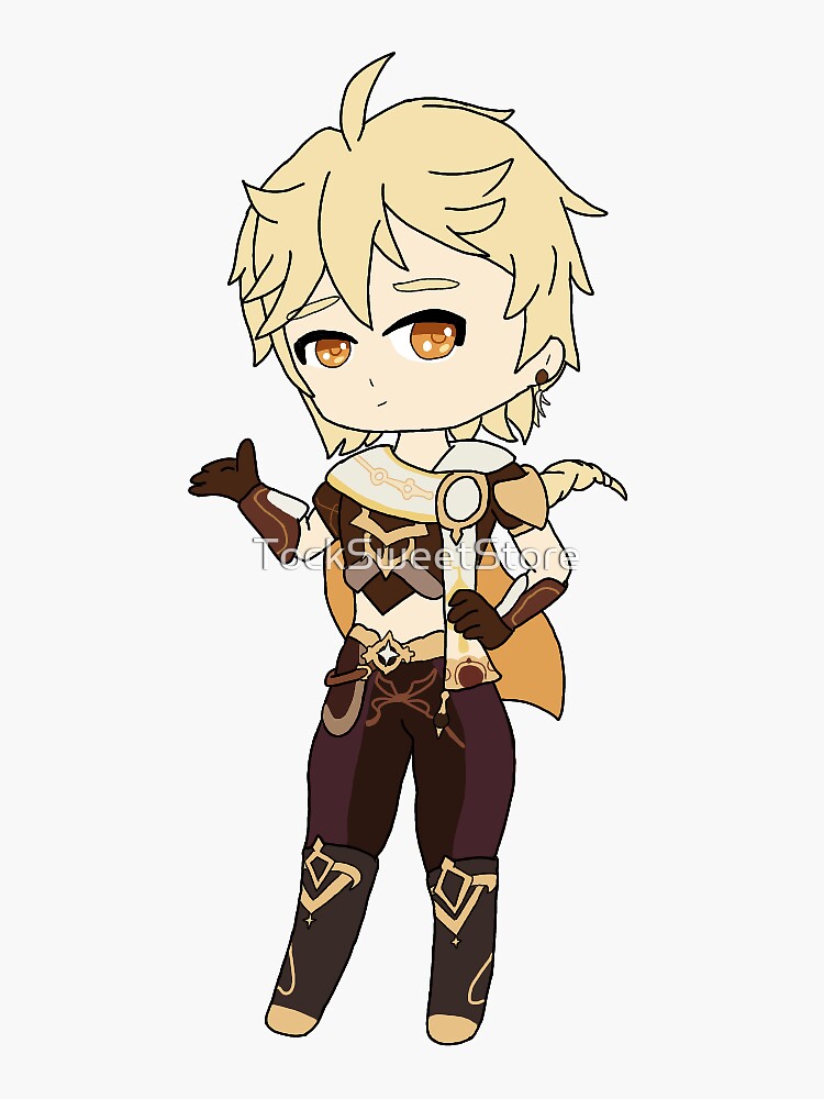 "Aether Chibi Fanart" Sticker for Sale by TockSweetStore | Redbubble