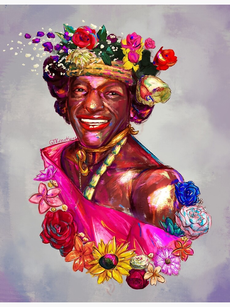 "Marsha P, Johnson" Poster for Sale by GTKreations | Redbubble