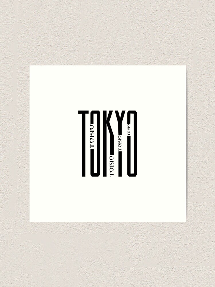 "TOKYO LOGO VECTOR DESIGN" Art Print for Sale by eLedesign22 | Redbubble