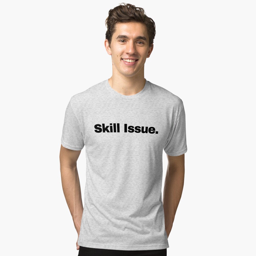 "Skill Issue" Sticker for Sale by PooleProducts | Redbubble