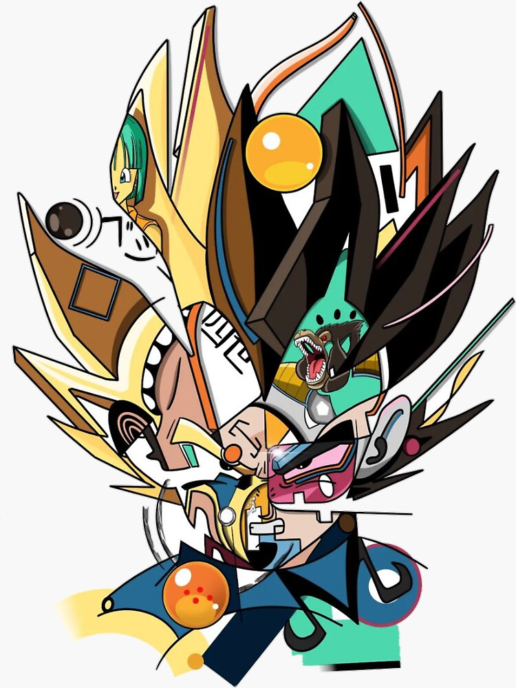 "Vegeta Drop" Sticker for Sale by GeoPicture | Redbubble
