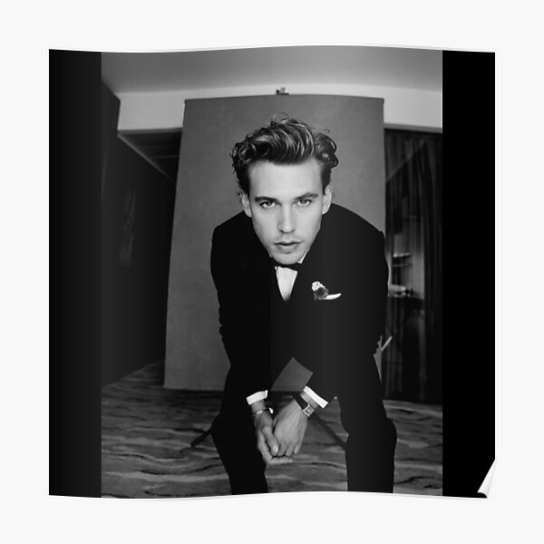 "Austin Butler Black and White" Poster for Sale by inspiredtiger ...