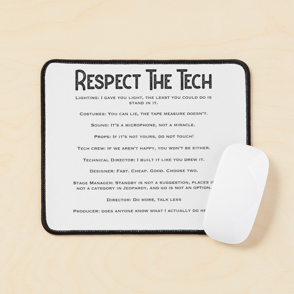 "Respect The Tech" Poster for Sale by swilmer | Redbubble
