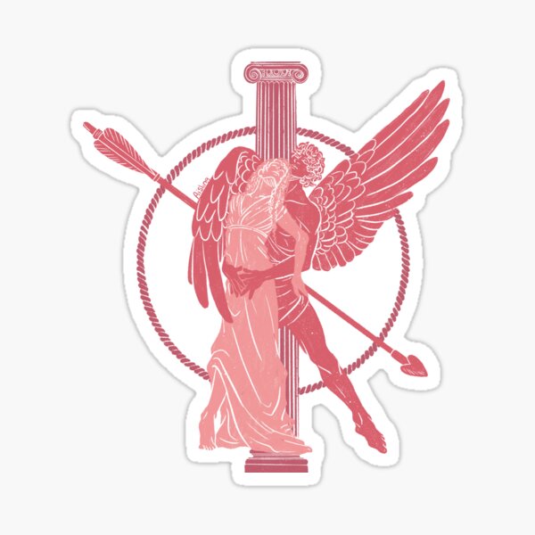 "Cupid and Psyche Greek Mythology" Sticker for Sale by Arbornaut ...