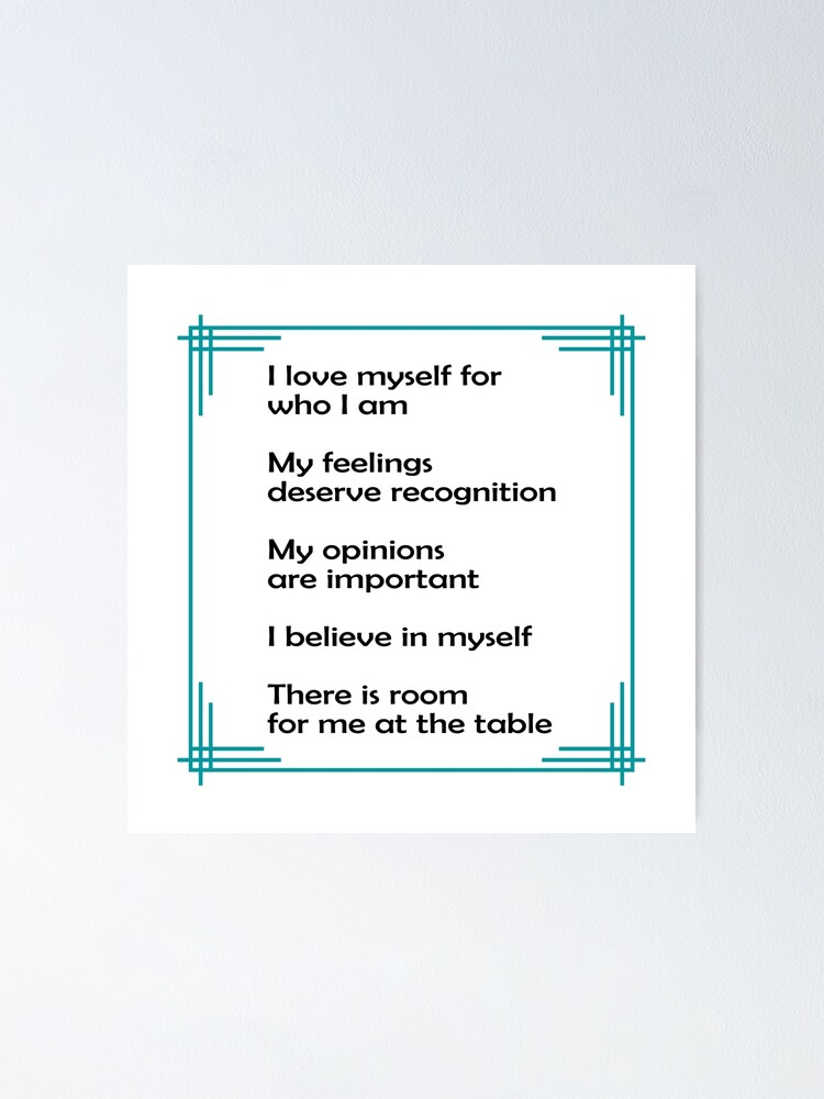 "Self acceptance positive affirmations and inspirational messages ...