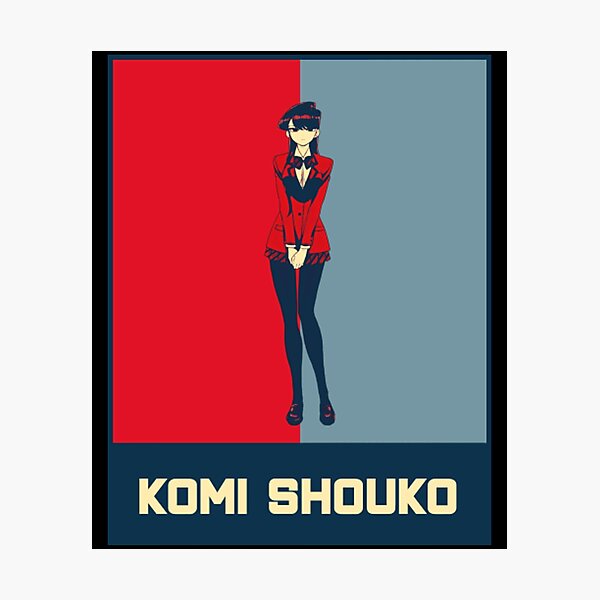 " Komi Can't Communicate Komi San Retro - Komi Shouko Poster ...
