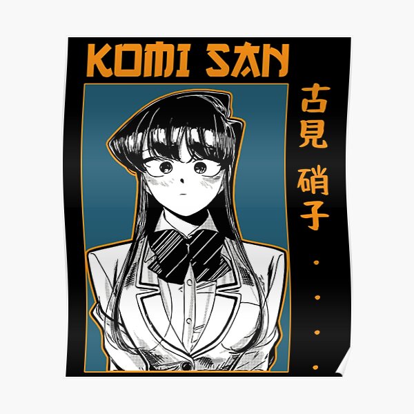 "Komi Can't Communicate Komi San Retro - Komi Shouko" Poster for Sale ...