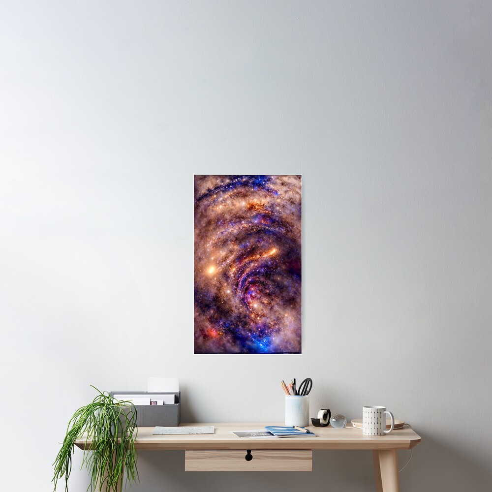 "Milky Way Galaxy" Poster for Sale by ai-picasso | Redbubble
