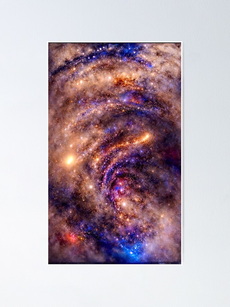 "Milky Way Galaxy" Poster for Sale by ai-picasso | Redbubble