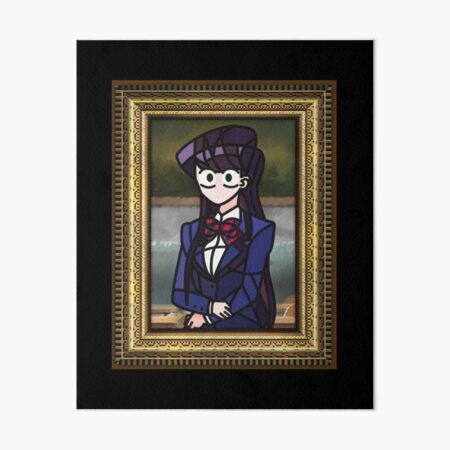 "Komi Can't Communicate Komi San Retro - Komi Shouko" Art Board Print ...