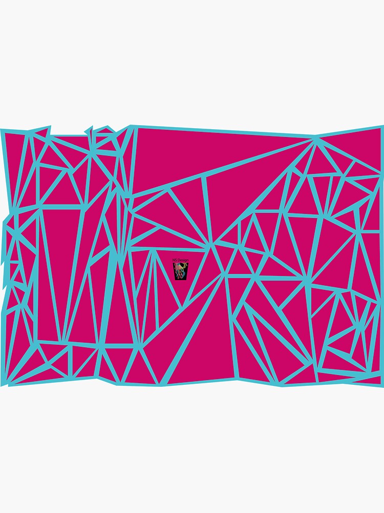 "Abstract pattern of triangles - color pattern of pink triangles and ...