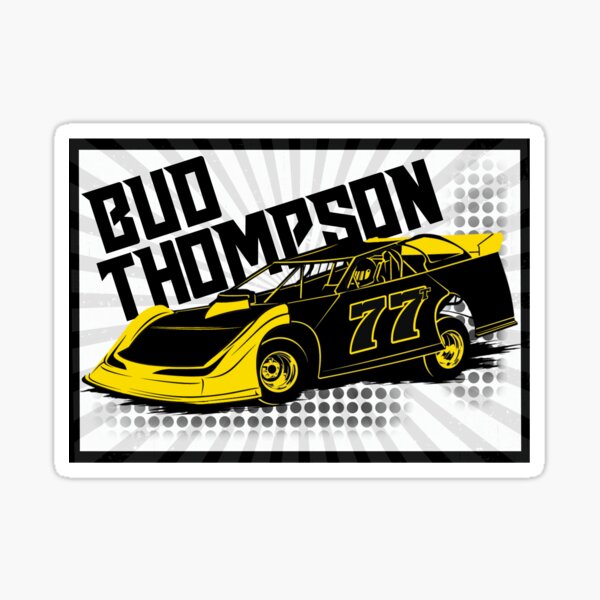 "Dirt Late Model Driver Name Design" Sticker for Sale by ...