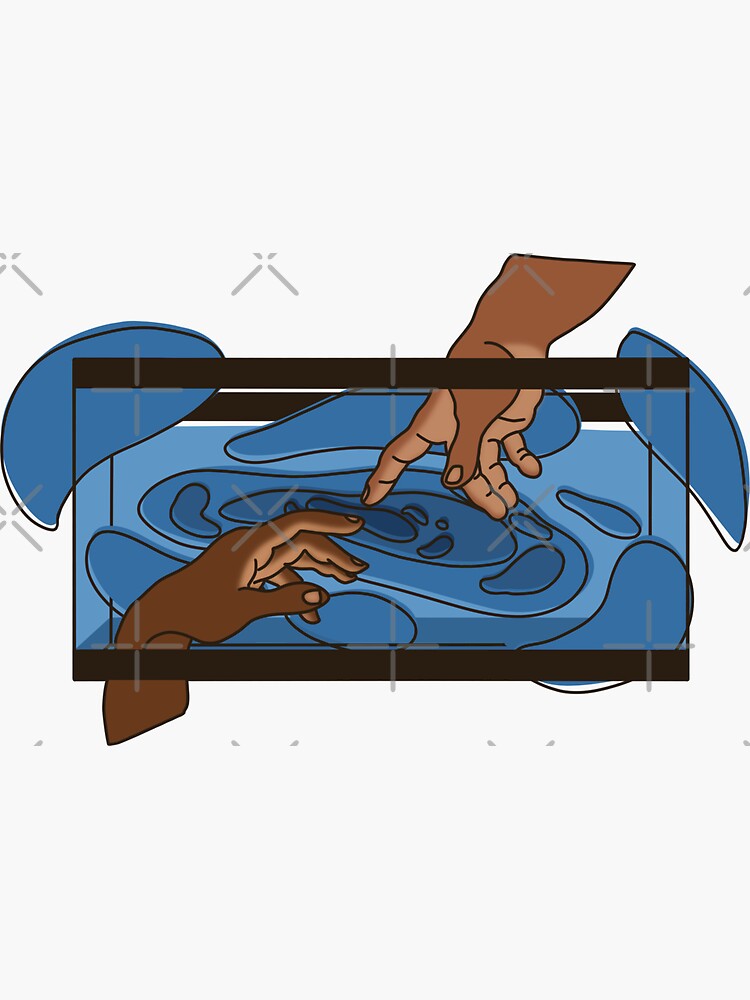 "Touch Tank (Black & Brown)" Sticker for Sale by jc-stickers | Redbubble