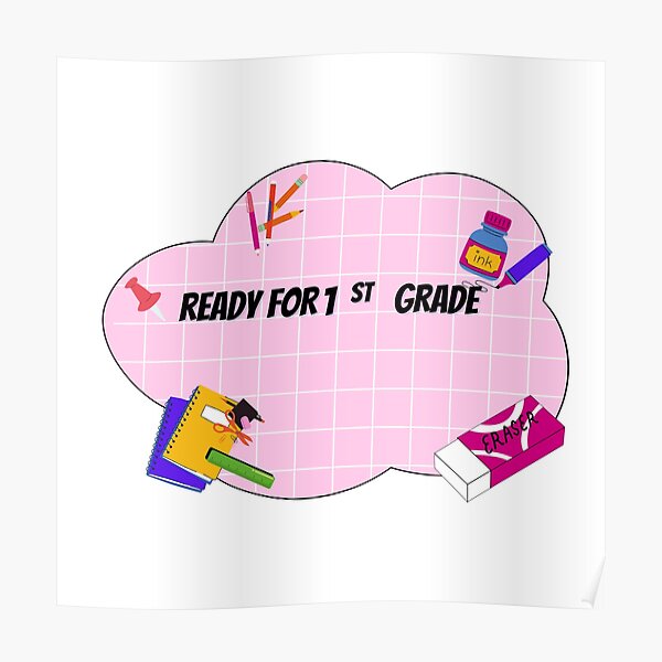 "Ready For first 1 st Grade Back to school for girls Kids and Teachers ...