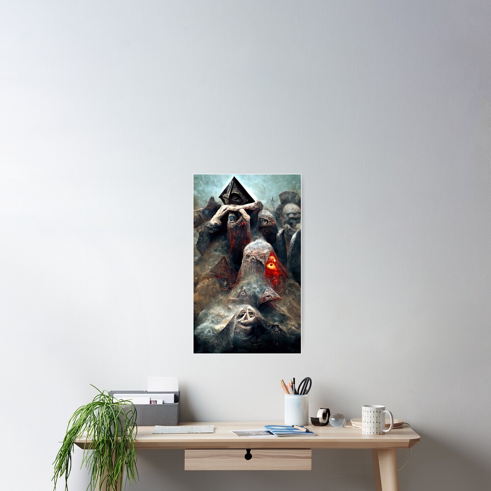 "Illuminati Portrait" Poster for Sale by ai-picasso | Redbubble