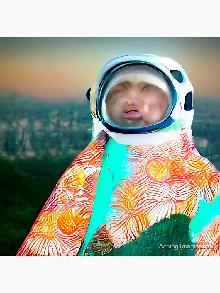 "Spaceman Spliff" Sticker for Sale by achingimagine | Redbubble