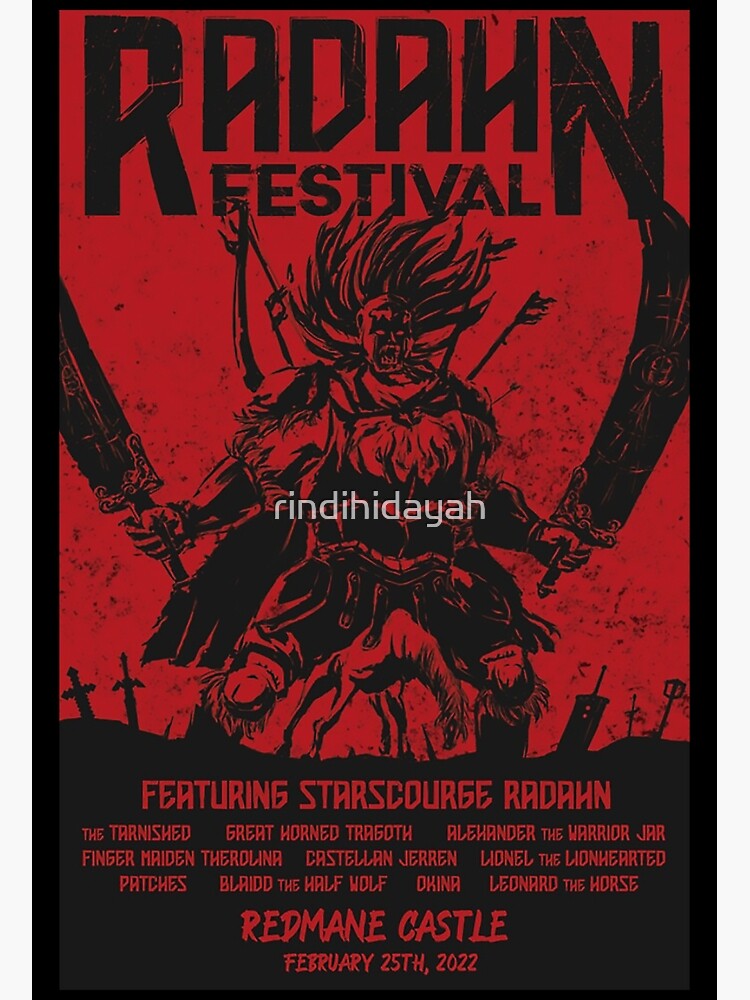 Radahn Festival Premium Matte Vertical Poster sold by Molly Helgren ...